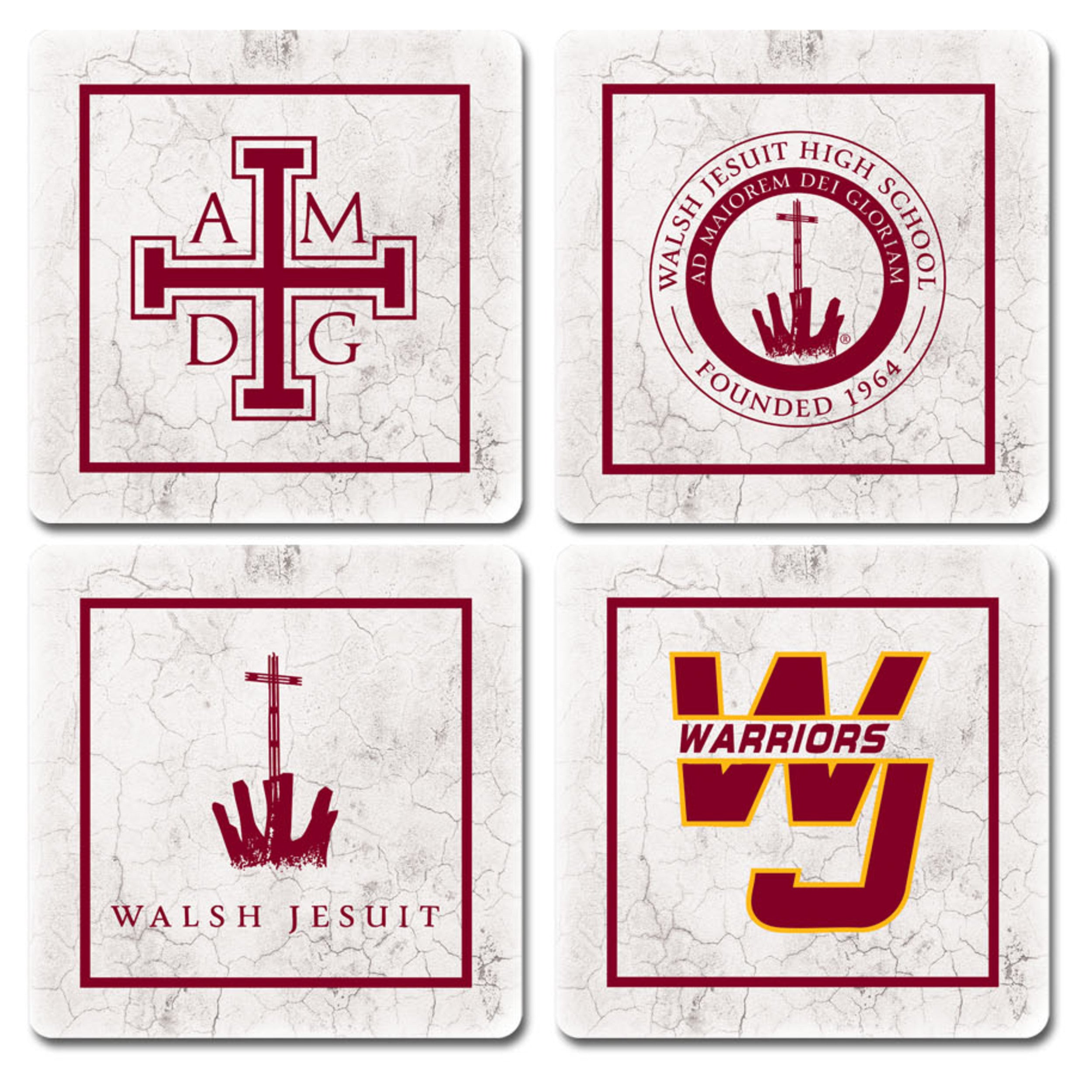 Walsh Jesuit Coaster 4 pack – Walsh Jesuit Spirit Shop